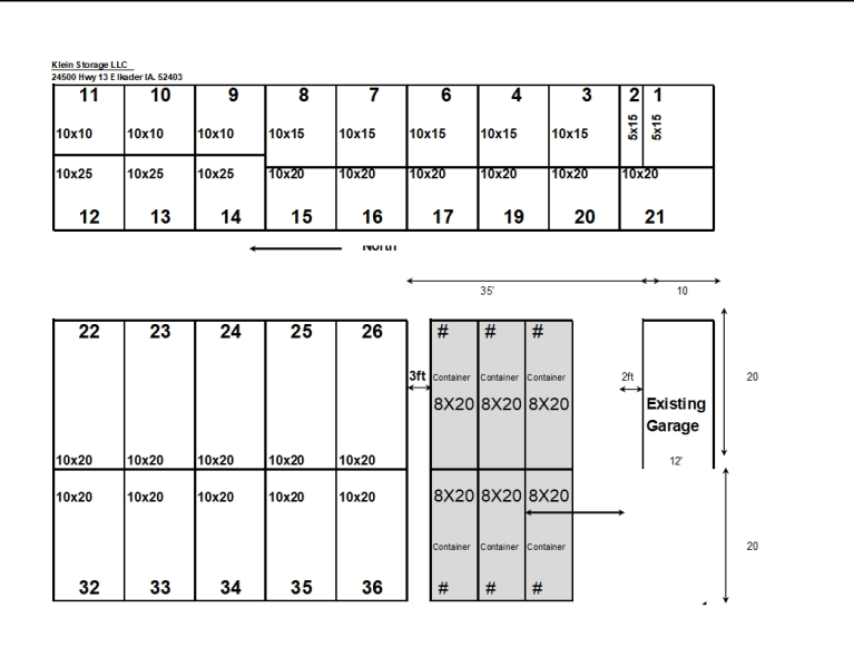 Elkader – Klein Storage Units